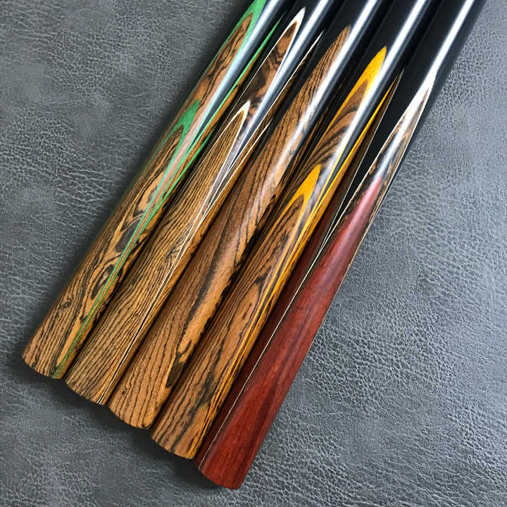 3 / 4 Jointed Wood Core Pool Cue Shaft Ash Wood One Piece Pool Billiard ...
