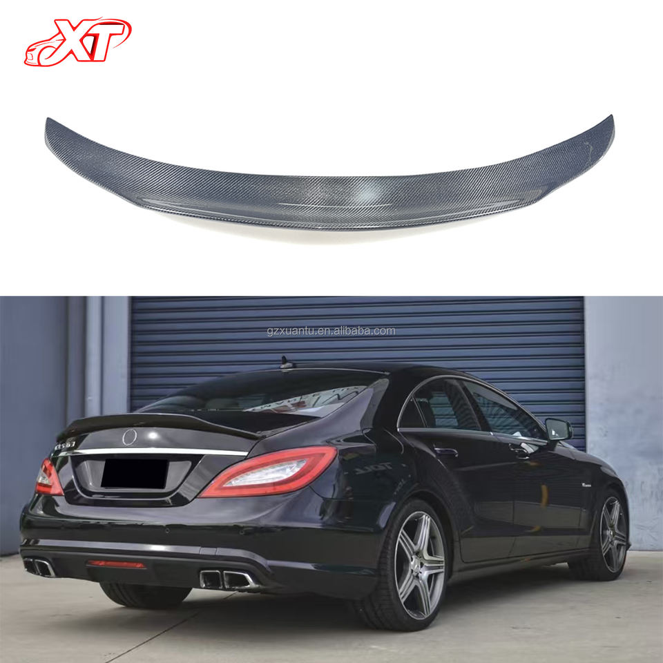 W218 PSM Style Carbon Fiber Rear Spoiler for Mercedes Benz CLS Class ...