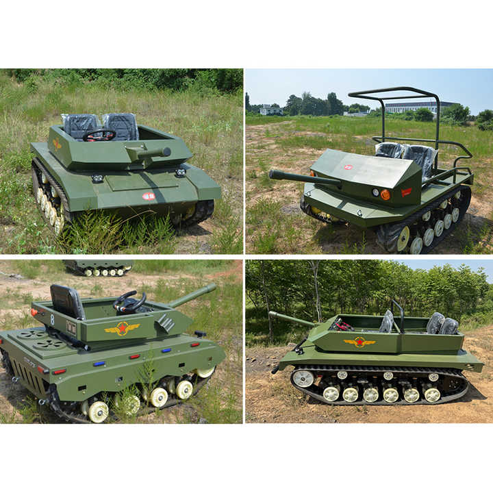 Wholesale 1-4 Seat Crawler Amusement Electric Big Tanks All Road Tank ...