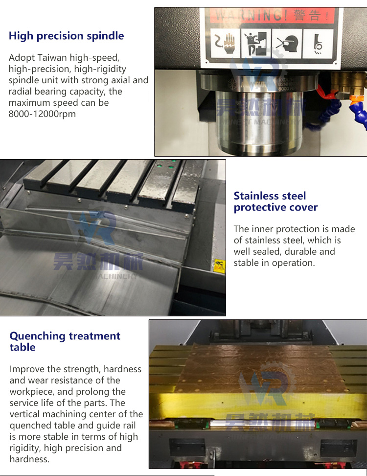 China Metal Processing Vertical Machine Center Vmc1370 3axis - China ...