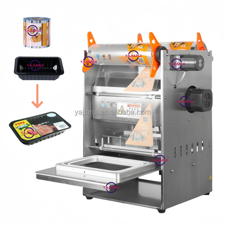 New Semi-Automatic Tray Sealing Machine Plastic Trays Packing Machine ...