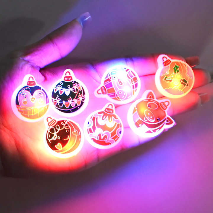 Luxury PVC & Rubber LED Light Shoe Charms for Christmas Soft Upper Clog ...