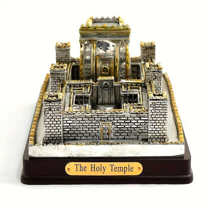The Holy Temple Castle Model Resin Crafts Church Decoration Hanukkah ...