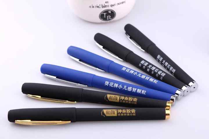 Custom Stamped Pens - Durable, Black Water Business Pens