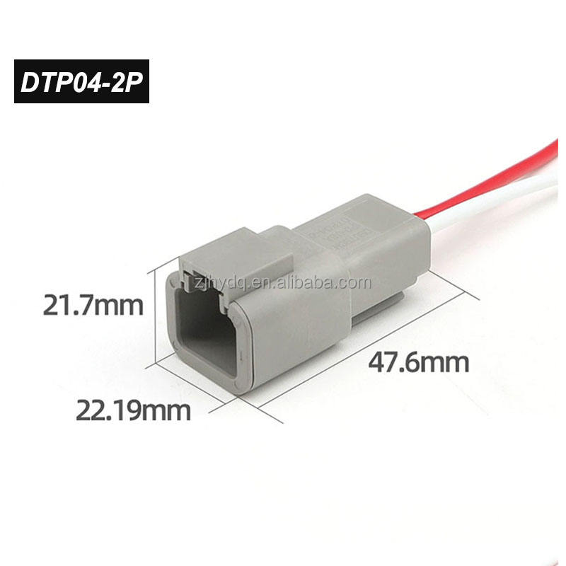 Daiertek Deutsch DTP Connector Kit DTP04-2P 2-Pin Brass IP67 Rated 15A ...