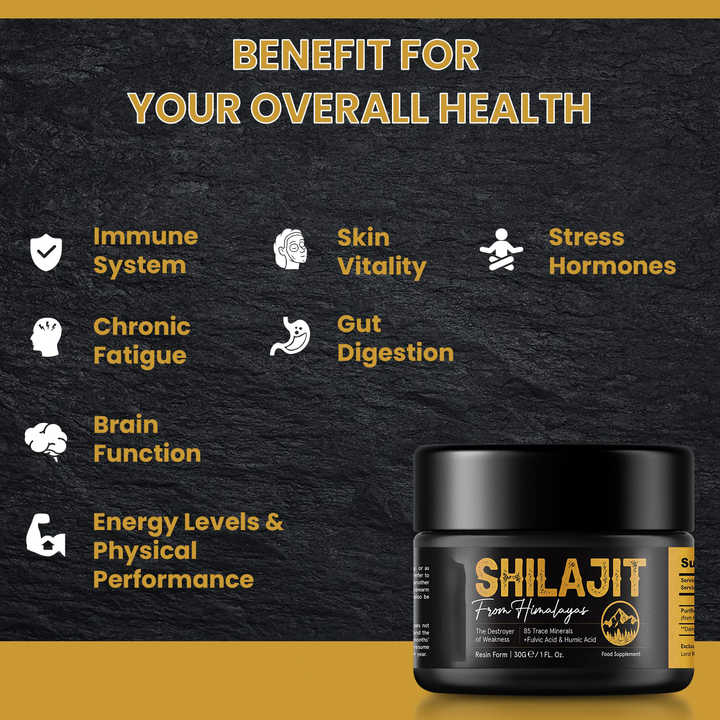 Shilajit Resin Original Himalayan Shilajit 30g Rich in Fulvic Humic ...