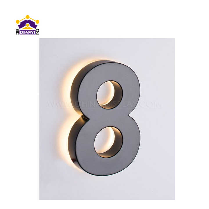 Double Side Round Business Logo Signboard 3D Led Shop Advertising Box ...