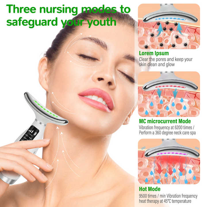 Neck Face Beauty Device - Anti-Wrinkle & Skin Tightening