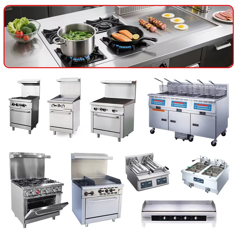 Professional Restaurant Kitchen Equipment Set Stainless Steel Electric ...