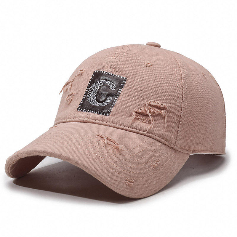 New Perforated Fabric Soft Top Baseball Cap Adjustable Unisex Sports ...