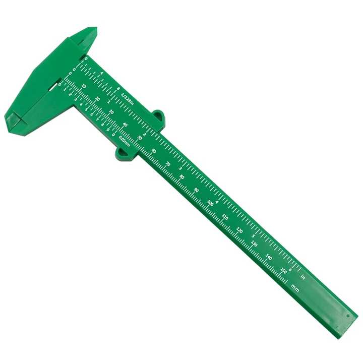 0-150mm Plastic Vernier Caliper - Accurate Measurement Tools