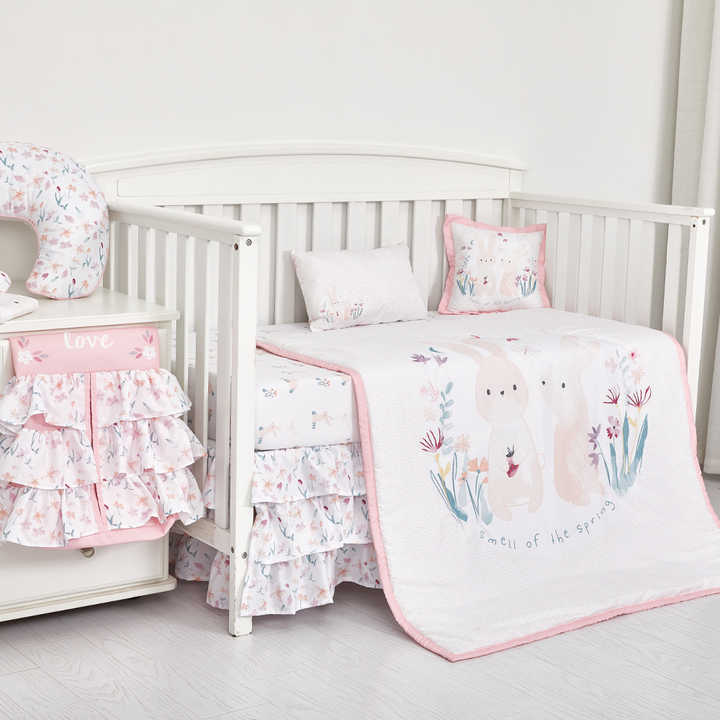Cartoon Rabbit Theme Luxury Infant Bedding - Newborn Girl