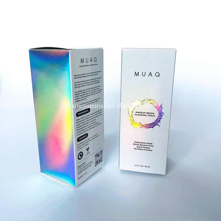 Luxury Design Printing Holographic Paper Face Cream Organic Oil ...