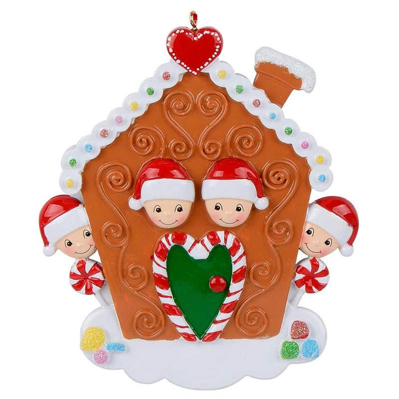 Zibi Cross-Border 2025 House Friends Chimney Christmas Diy Resin ...