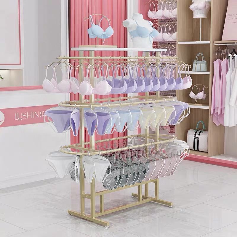 Metal Underwear Display Units - Modern Lingerie Store Furniture