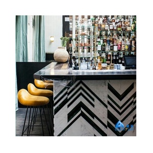 Wholesale l shape cafe bar counter design For Setting up Functional ...