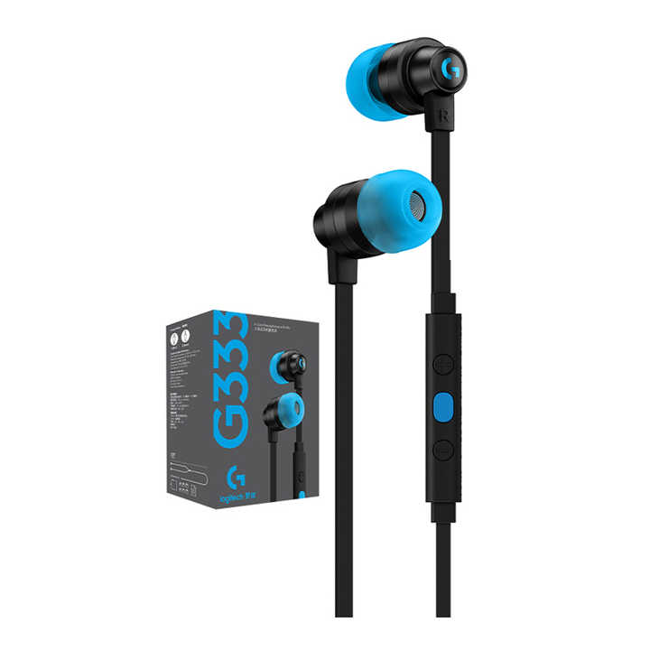 Original Logitech G333 In-Ear Wired Gaming Headset Microphone Type-C ...