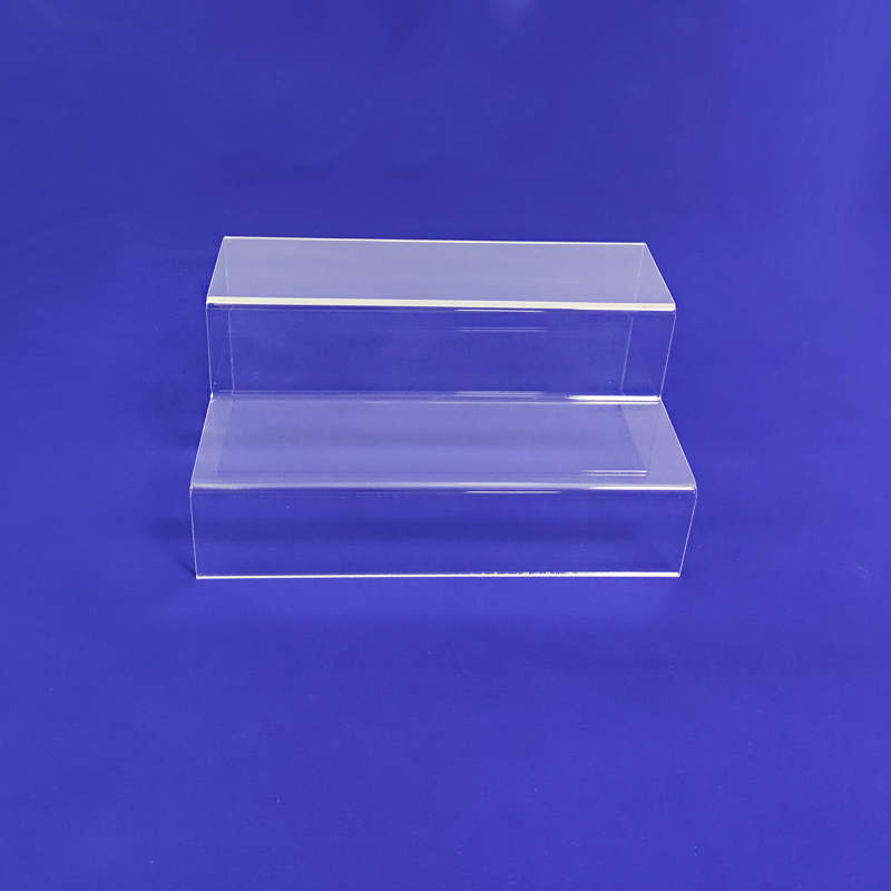 Stairs Display Stands - Elegant Acrylic Rises for Retail