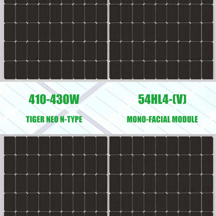 Jinko Tiger Neo N-type 430W PV Module 410W 420W 425W Monocrystalline N Type Solar Panels ...