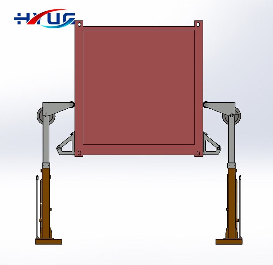 Outdoor Stable Hydraulic Legs Container Hoist System Hydraulic Cylinder ...