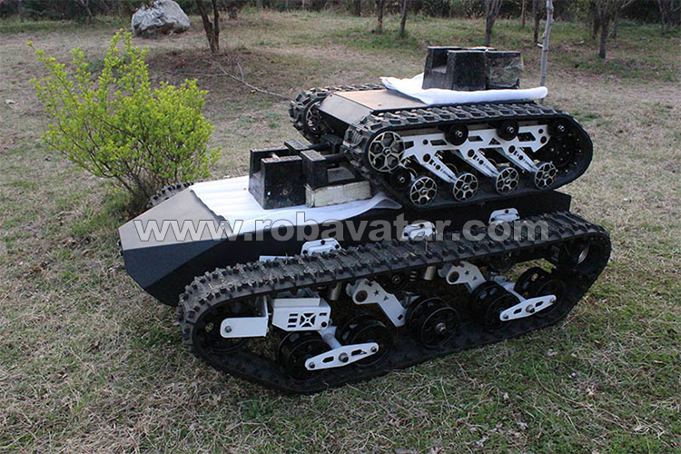 Avt-17t 200kg Payload Electric Rubber Tracked Robot Platform ...