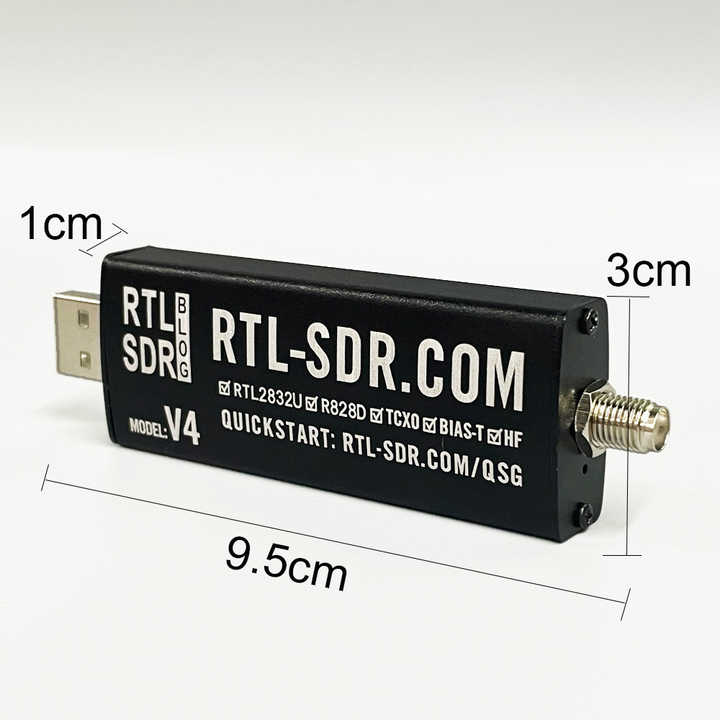 R828D RTL2832U 1PPM TCXO SMA RTLSDR Software Defined Radio with Multipurpose Dipole Antenna SDR ...
