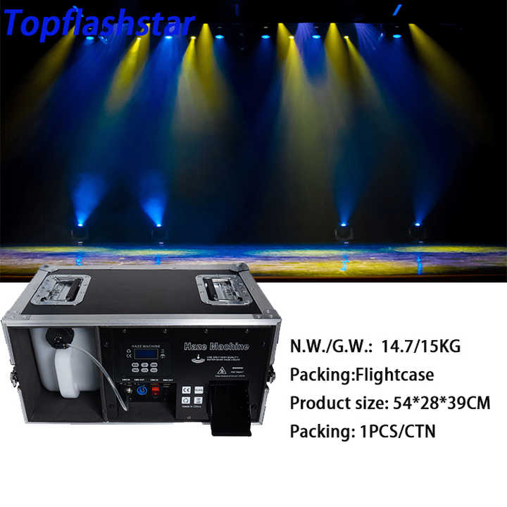New Arrival 1200W Water Base Haze Machine With Flightcase DMX 512 ...