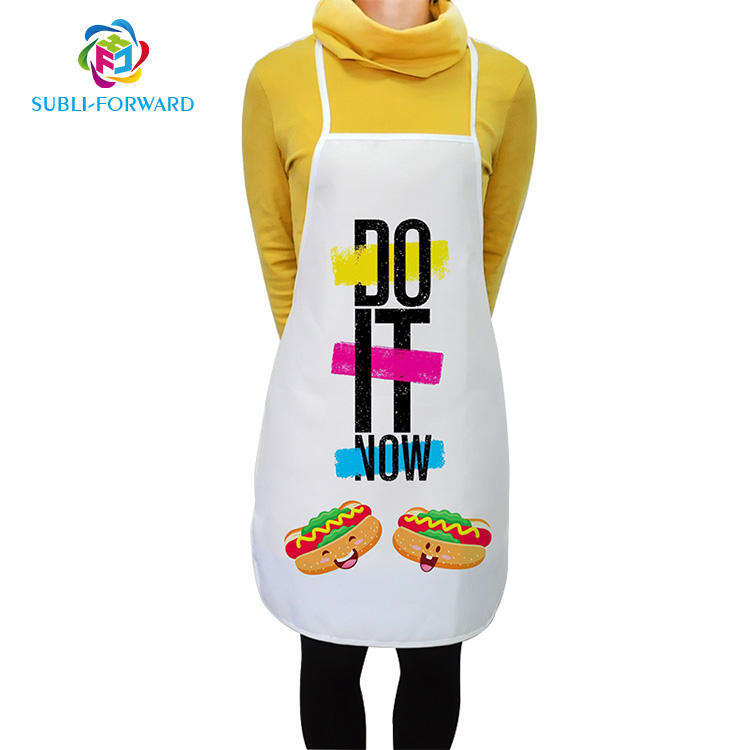 Subli-forward Sublimation Blanks Disposable Sleeveless Adjustable Apron ...