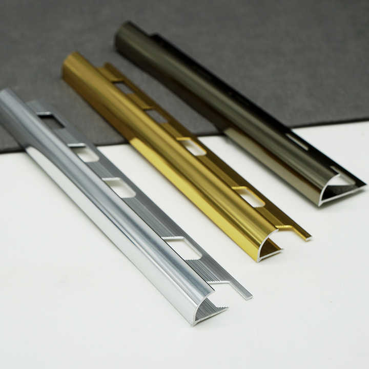 Modern Designed Aluminium Edge Corner Quarter Tile Trims Aluminum Angle ...