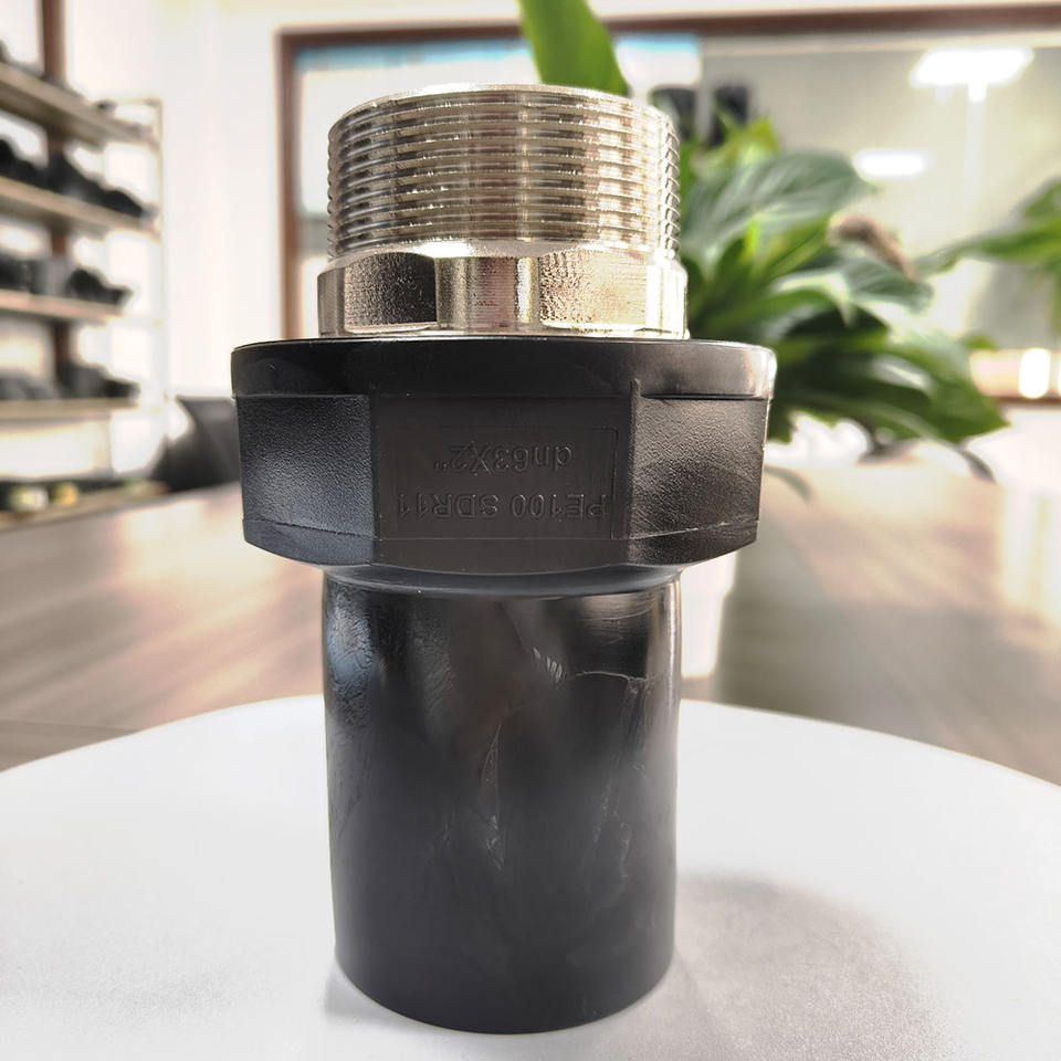 32mm*1M HDPE Male Thread Butt Weld Transition Adaptor Smooth Surface ...