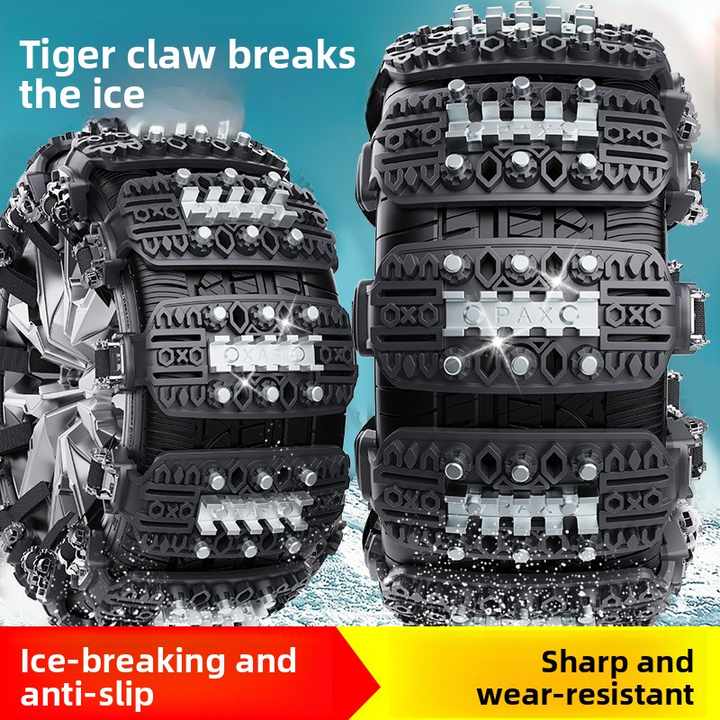 High-End Winter Ice-Breaking Track-Type Chains Tiger Claws Anti-Skid ...