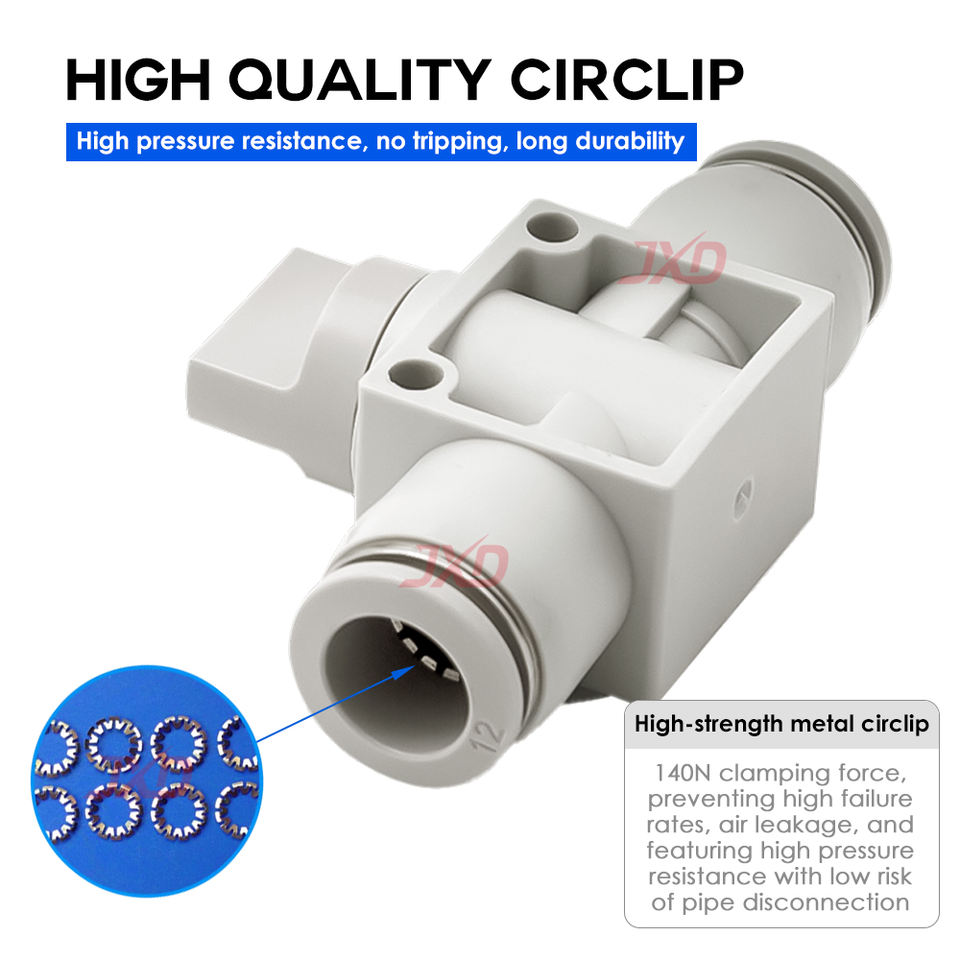 AirTAC Pneumatic Actuator Manual Quick Connector Set PHV8/6/10/12 PHV6A ...
