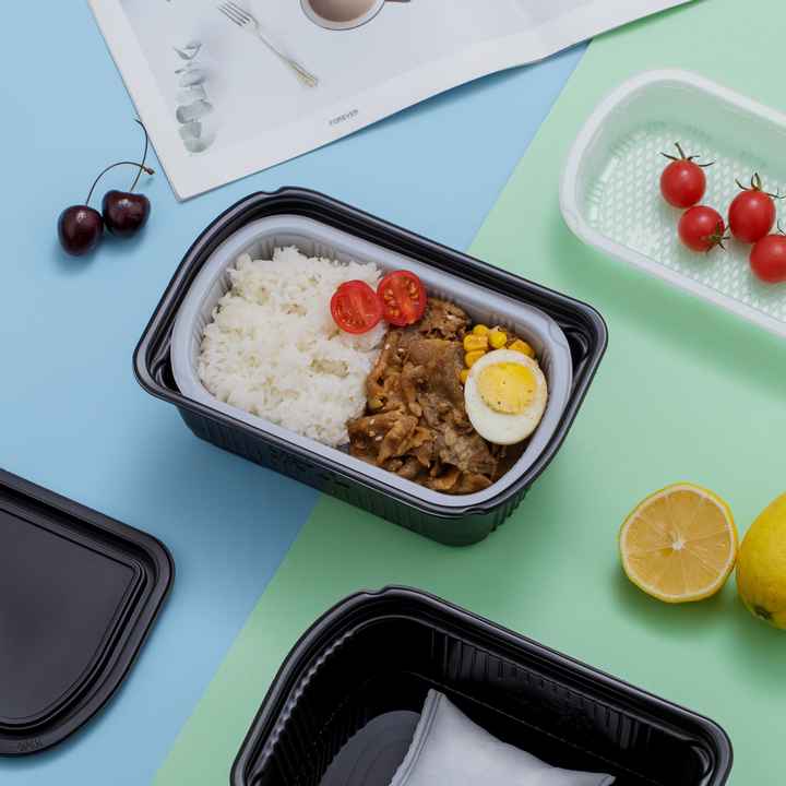 Custom Disposable Thermos Compartment Self Heating Lunch Box