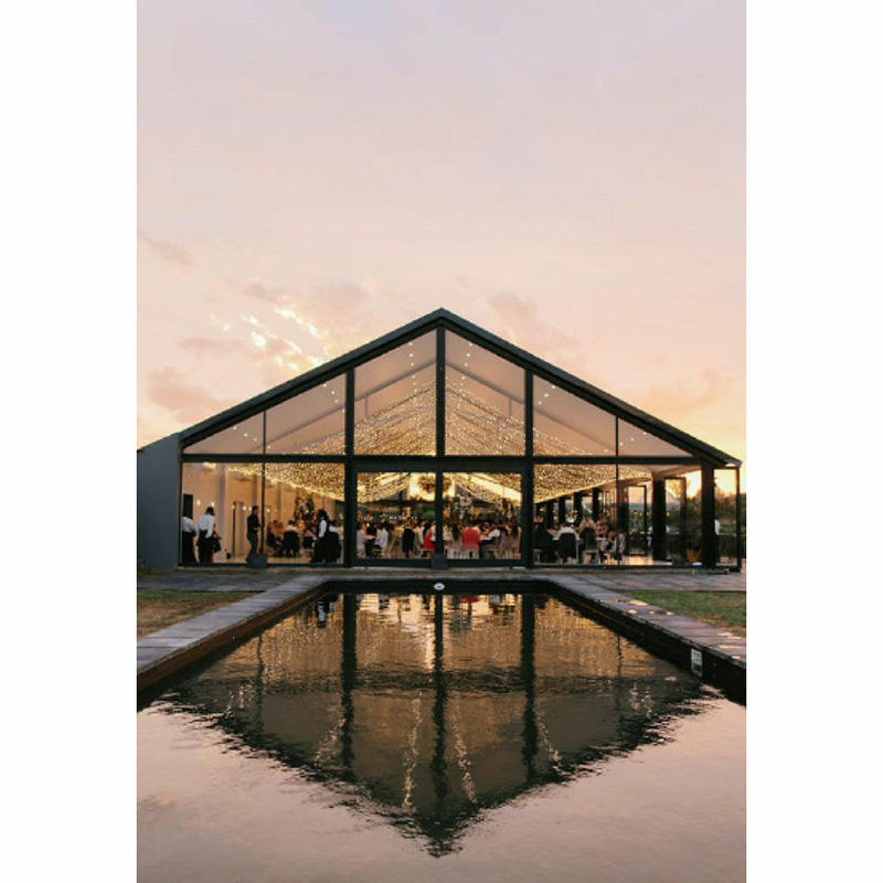 Aluminum All Glass Framed Wedding Marquee Tents 6M X 12M