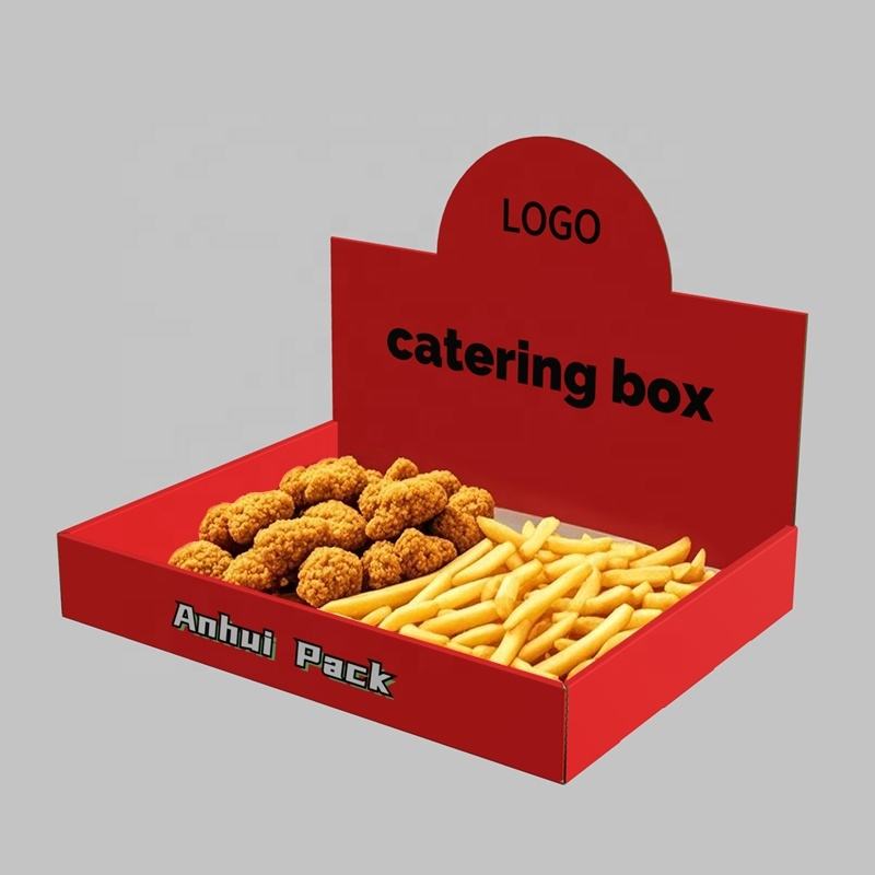 Eco Customize Food Takeaway Packaging Corrugated Paper Sandwich Kebab ...