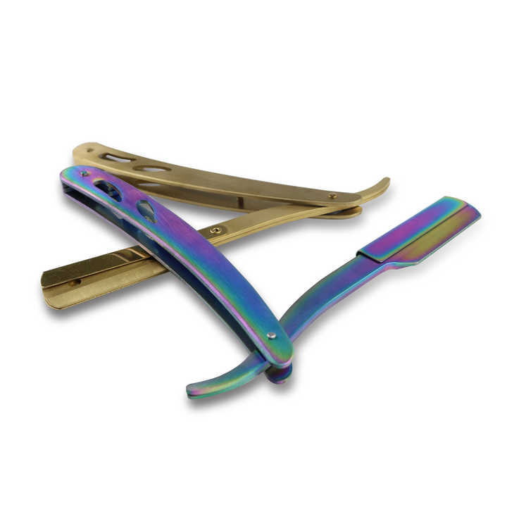 Stainless Steel Straight Razor Straight Edge Razors Pro Men Folding ...