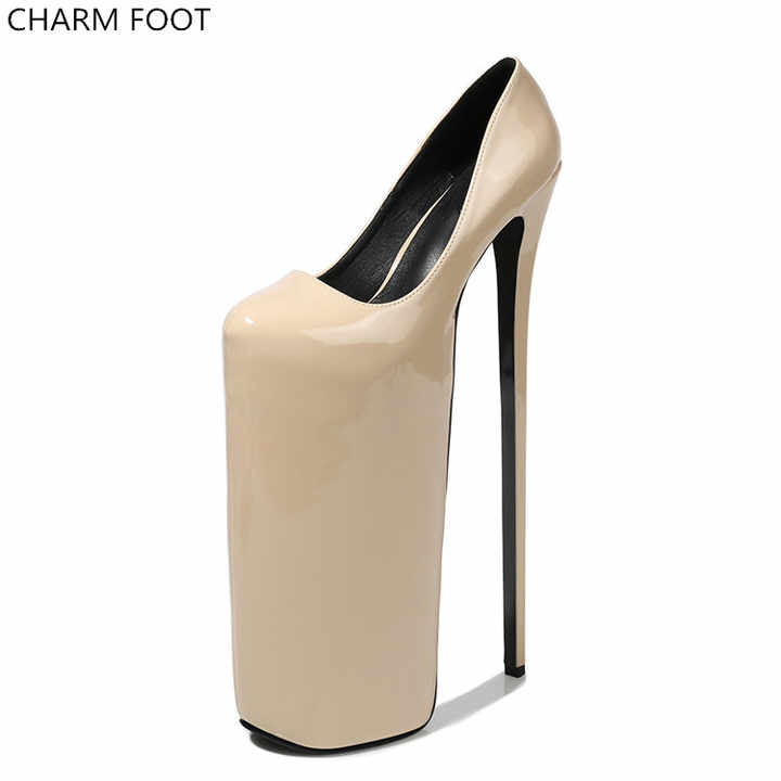 Party Wear High Heels - Charm Foot Platform Stiletto 30cm