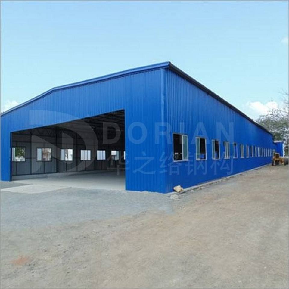 5000 Sq Ft Prefab Light Metal Building Warehouse Steel Structure