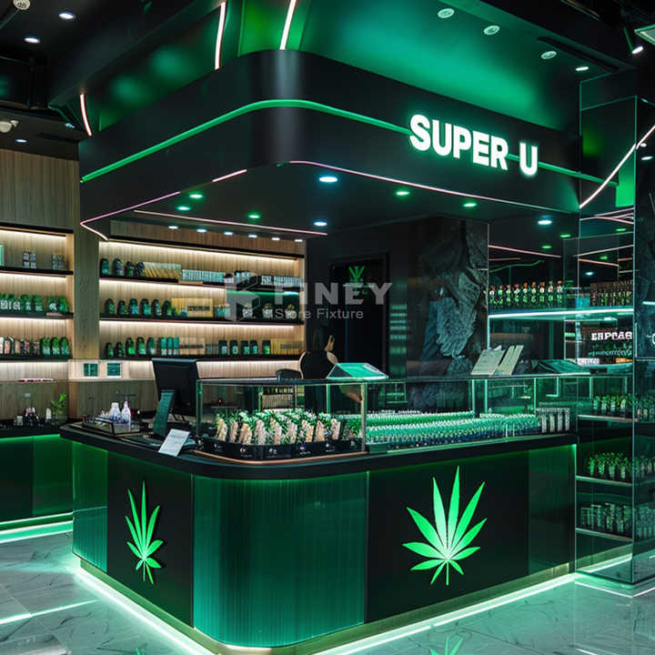 Custom Smoke Shop Interior Design - Elevate Your Showroom