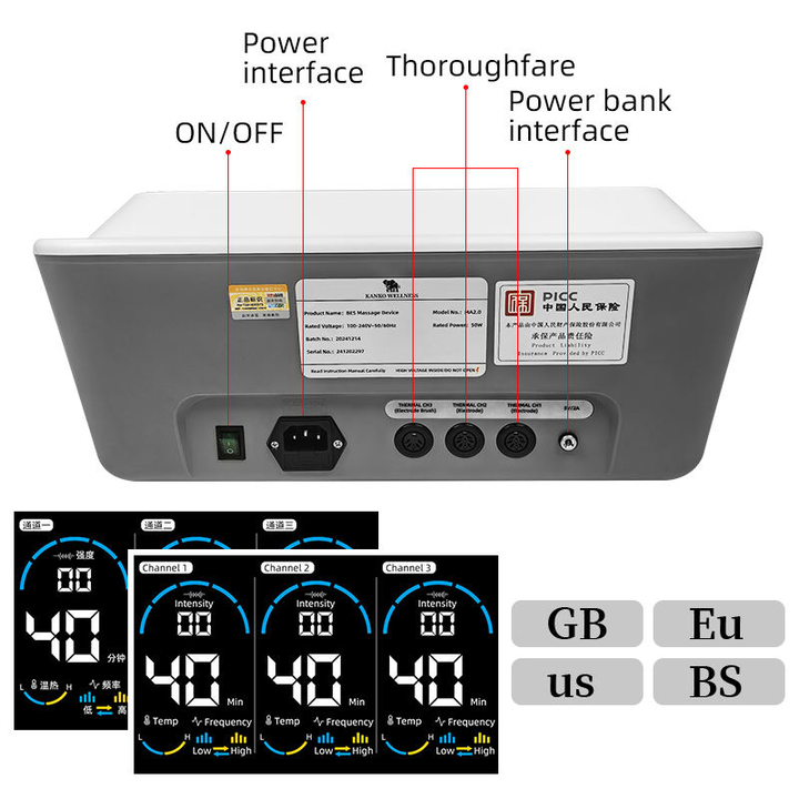 2025 Bioenergy Meridian Full Body Massage Therapy Machine for Pain ...