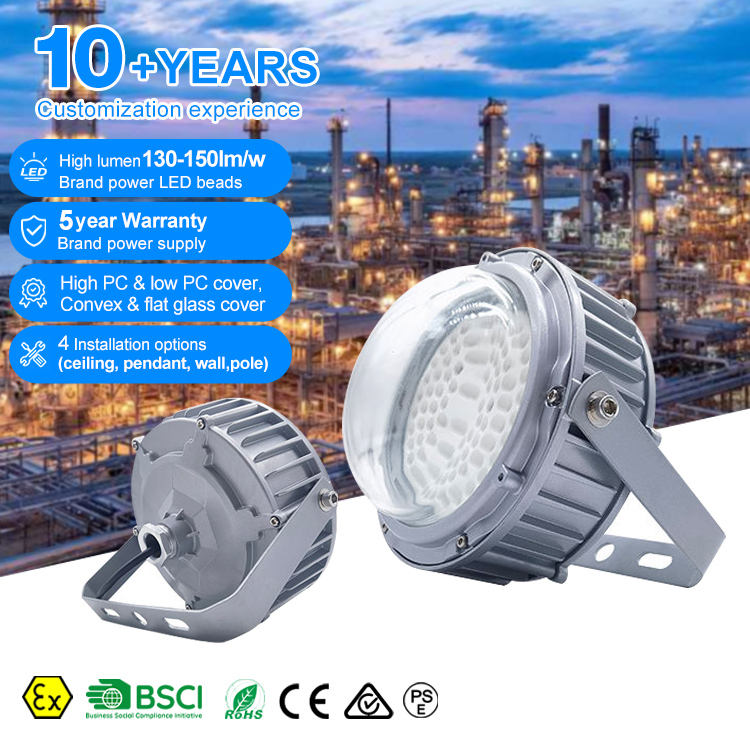 New Design Ip65 Waterproof Power Plant Steel Plant Lighting 50w 100w ...
