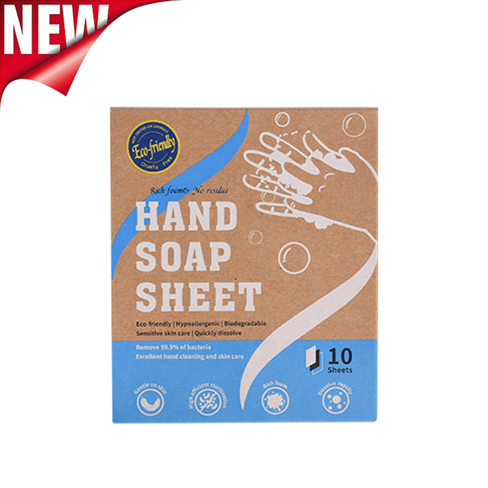 Sustainable Hand Washing - Dissolvable Paper Soap Sheets