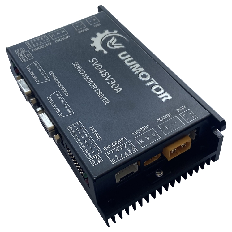 remote control RC 60A 24-48V FOC RS48V CAN dual encoder servo motor ...