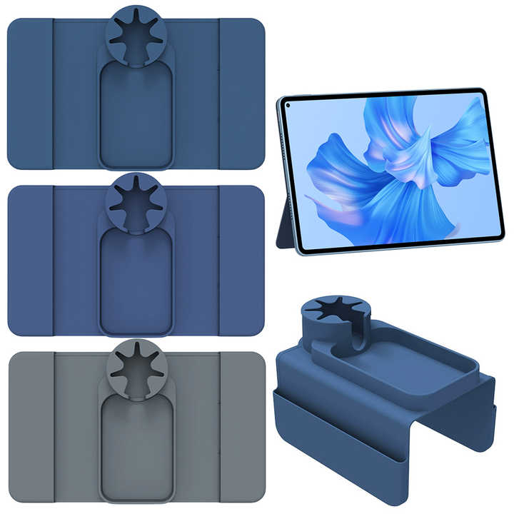 Silicone Couch Armrest Tray Cup Holder Remote Control Rack Cell Phone ...