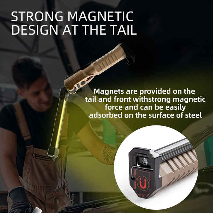 Multi-Functional Hand-Held Work Light Super Bright Long Range Magnetic ...