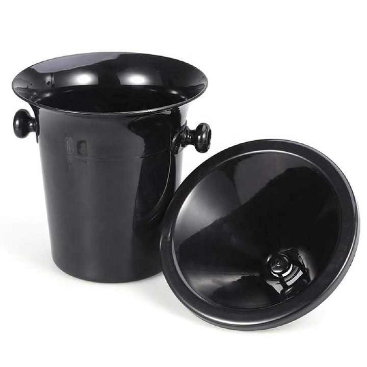 Black Plastic Wine Tasting Spittoon - Perfect for Parties