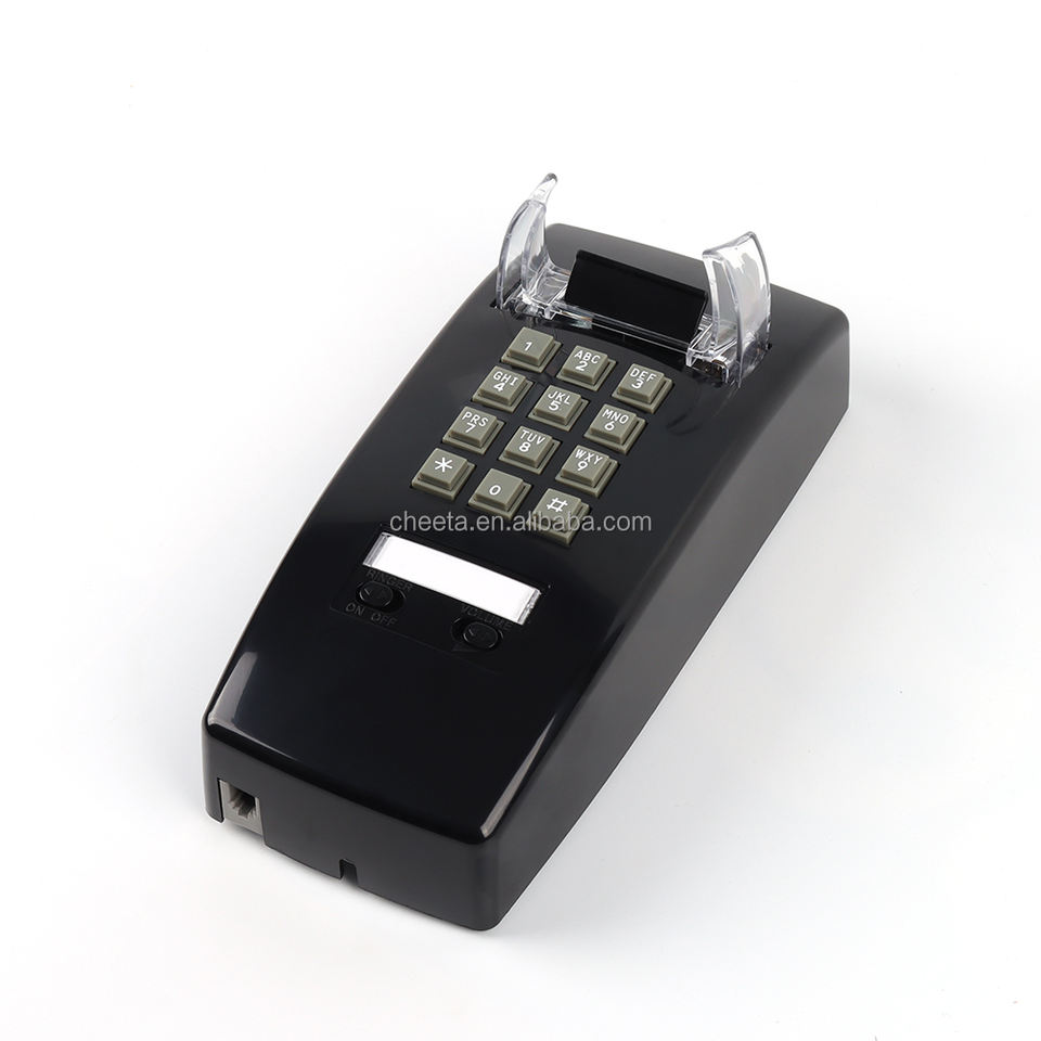 Square Push Button Antique Telephone Booth for Home & Hotel