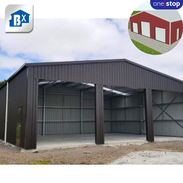 Modern Design One-Stop Service Steel Car Garage Prefabricated Steel ...
