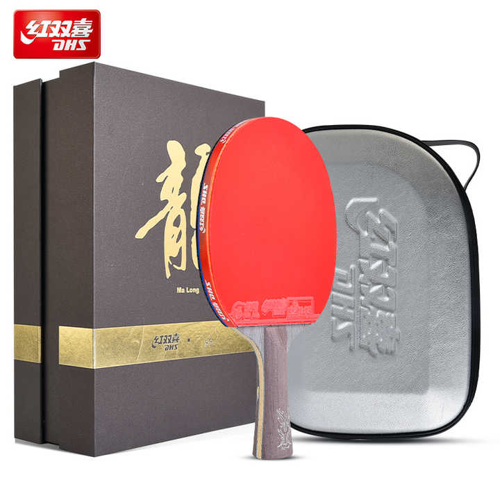 DHS Long 5 Ma Long Table Tennis Racket - Standard Size, Comfortable ...