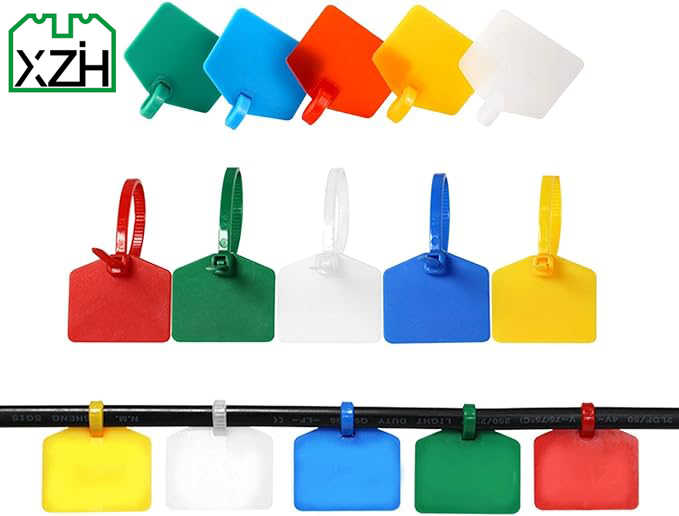 6 Inch 4*150mm Self-locking Markers Tag Cable Ties Plastic Zip Nylon ...